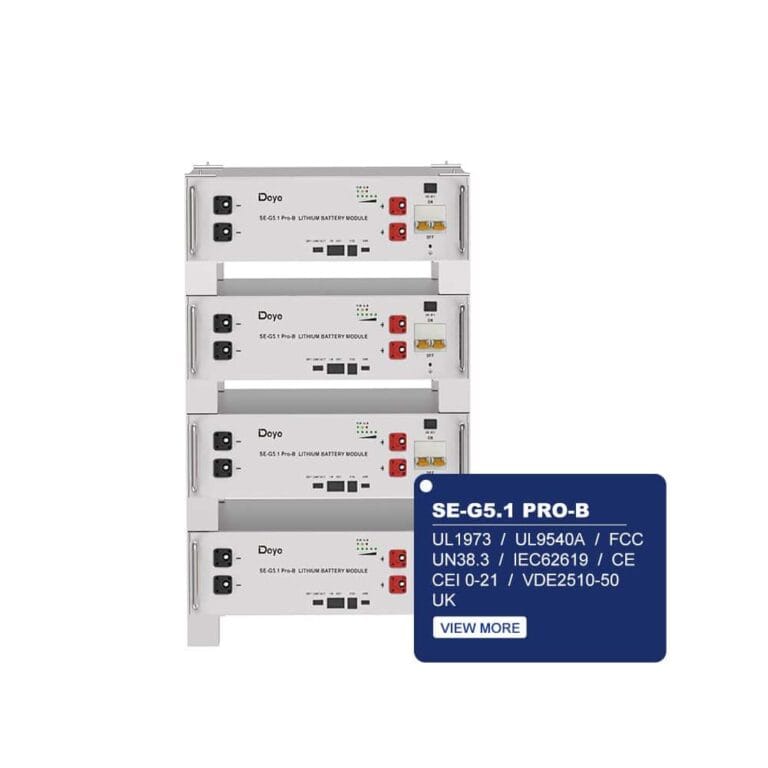 Deye 5Kwh Rack Battery » LiFePo4 Australia