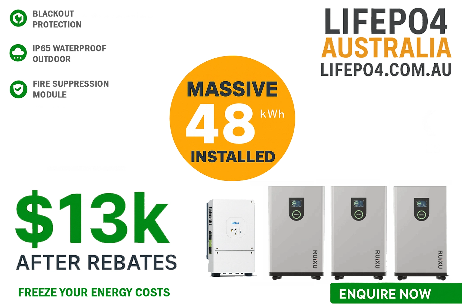 Home Battery Rebate Form » LiFePo4 Australia