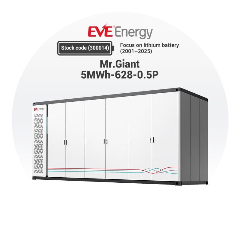 EVE 5MWh Battery Container MB56 Cells 20Ft Container System » LiFePo4 ...
